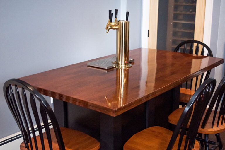 My Keezer Bar Build - Hazy and Hoppy